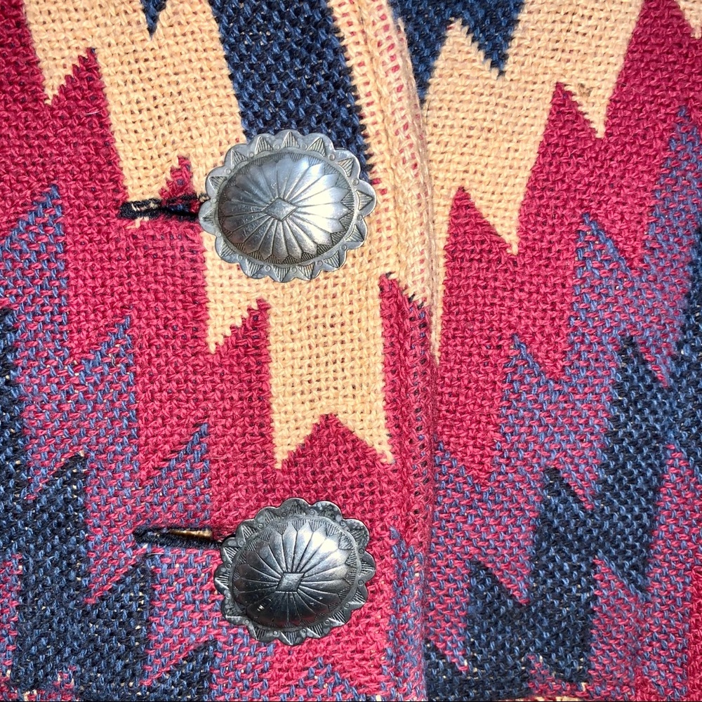 Vintage Silverado Western Aztec Waist Jacket S - Gem